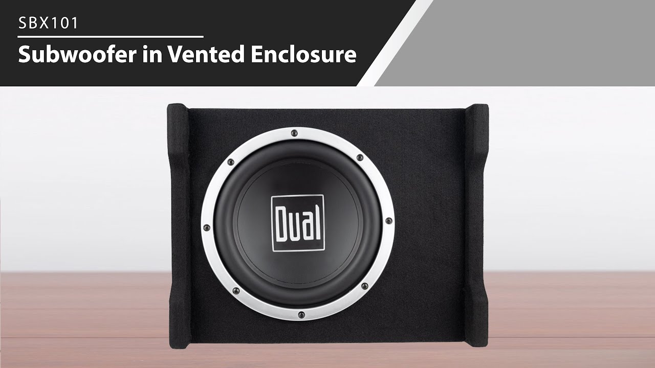 Dual Electronics - 10" Subwoofer in a Vented Enclosure - SBX101