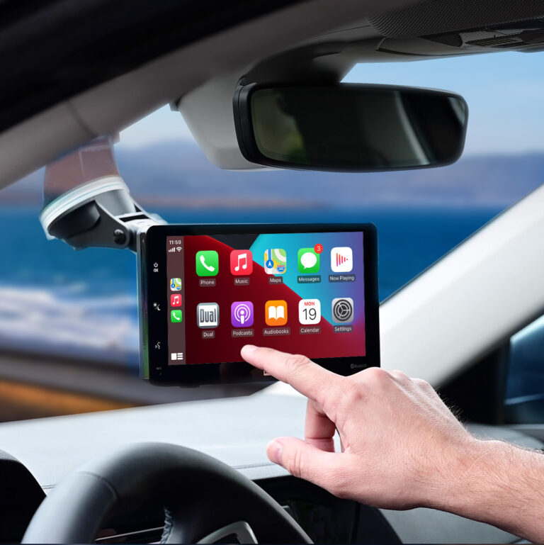 7″ Dash Mount Touchscreen w/ Wireless Apple and Android Auto- DMD7W